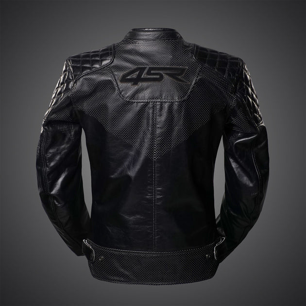 4SR Scrambler Petroleum II Men's Leather Motorcycle Jacket | Premium ...