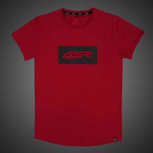 4SR T-Shirt Logo Carbon Red – 4SR AUSTRALIA