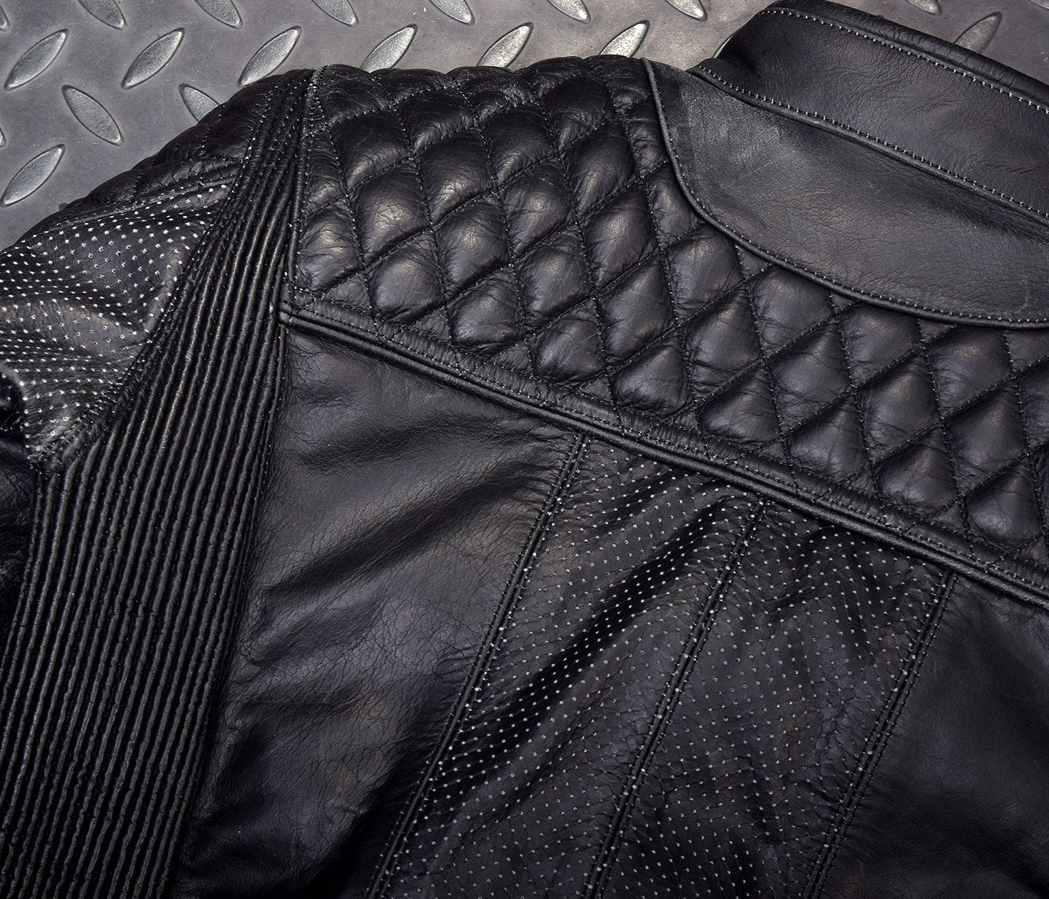 4SR Scrambler Lady Petroleum | Stylish Leather Motorcycle Jacket – 4SR ...