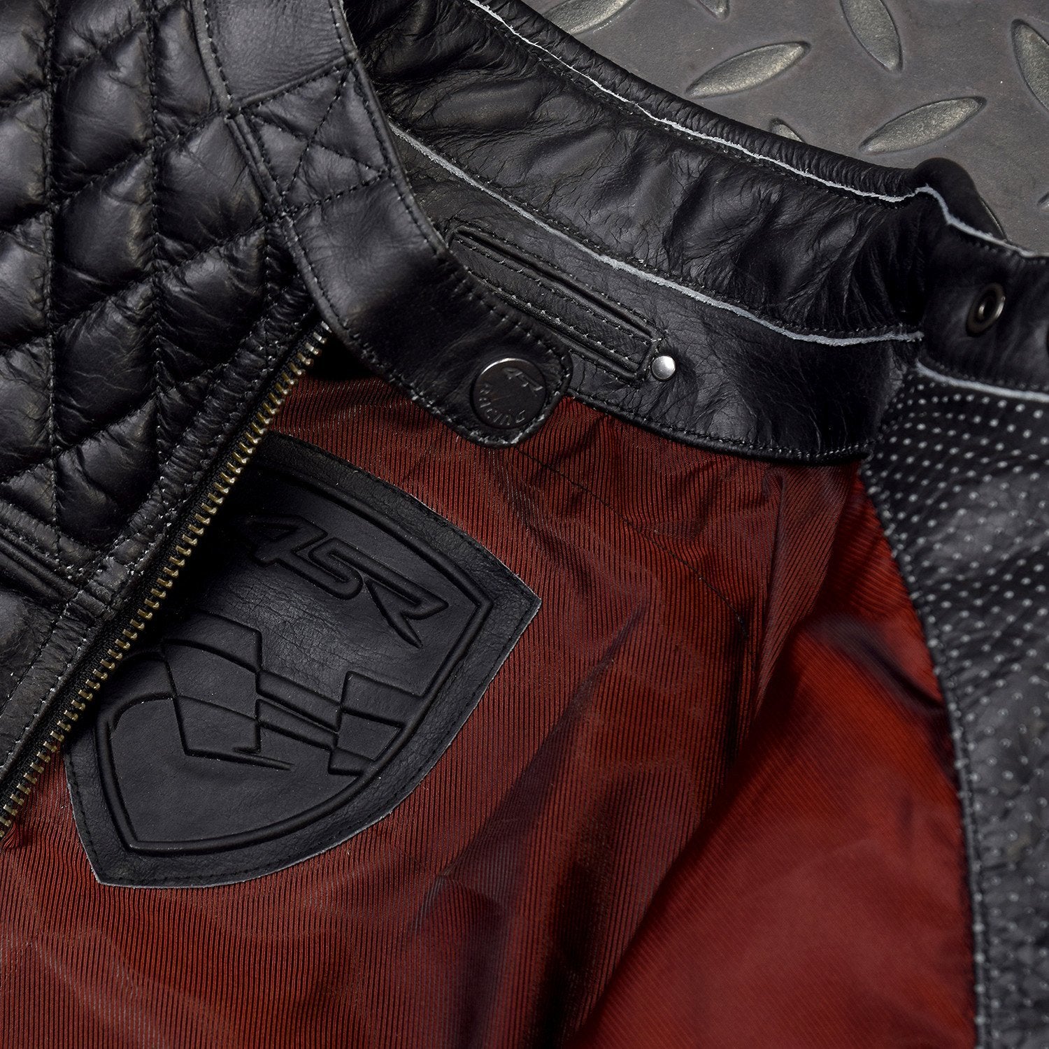 4SR Scrambler Lady Petroleum | Stylish Leather Motorcycle Jacket – 4SR ...