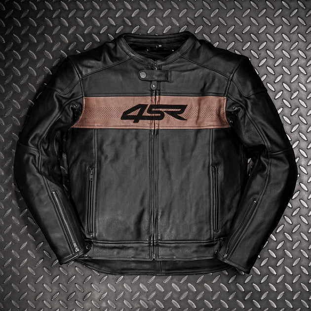 Hooligan - Brown Leather Motorcycle Jacket | 4SR – 4SR AUSTRALIA